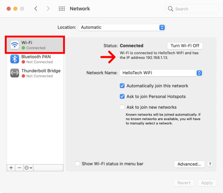 How to Find Your IP Address On a Mac : HelloTech How