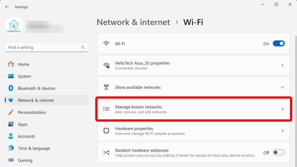 How To Find Your WiFi Passwords on a Windows 11 PC : HelloTech How
