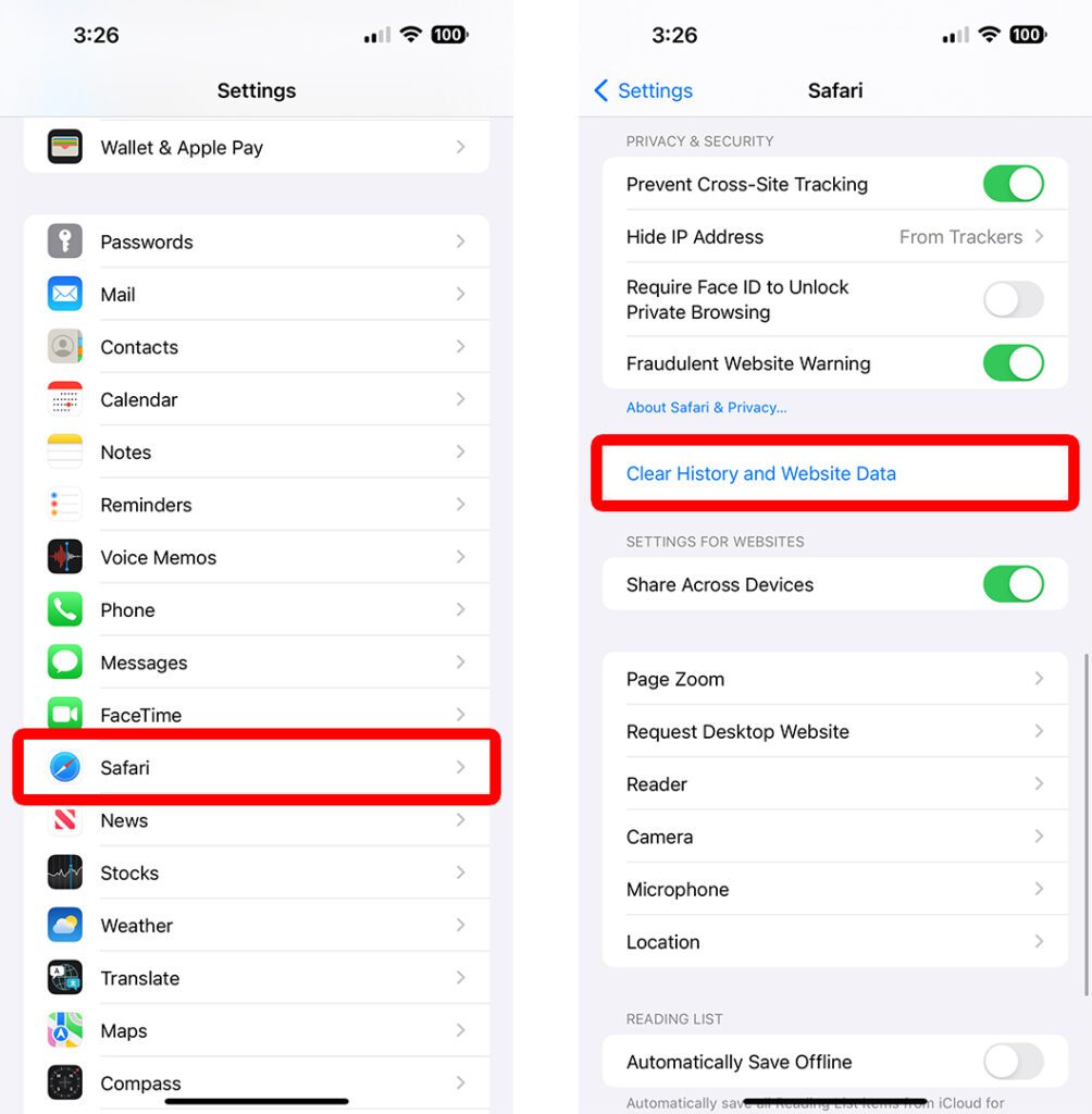 How To Clear the Browser History on Your iPhone : HelloTech How